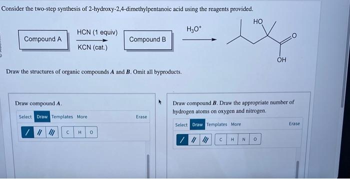Solved Consider the two-step synthesis of | Chegg.com