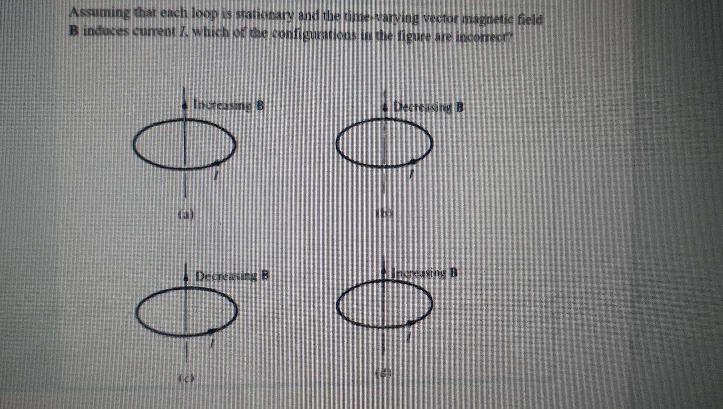 Solved Assuming that each loop is stationary and the | Chegg.com