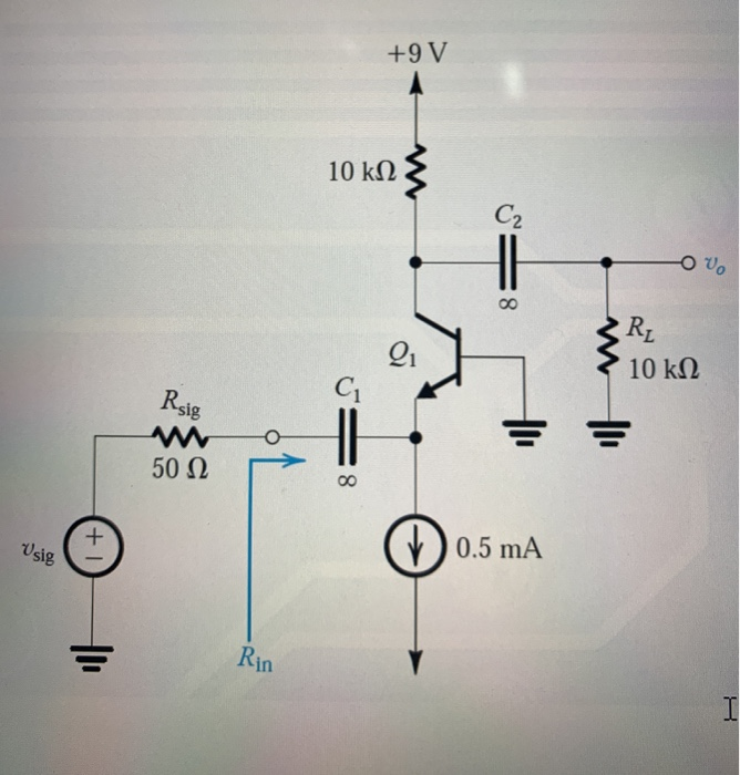 Solved The given BJT alpha =0.99Calculate the input | Chegg.com