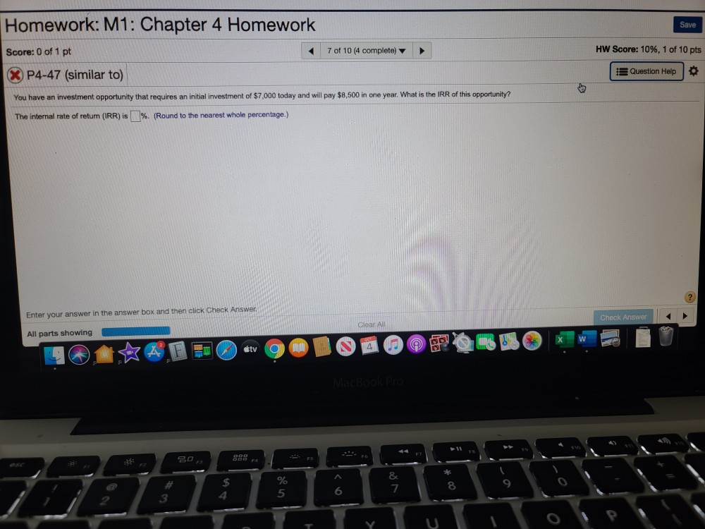 Solved Homework: M1: Chapter 4 Homework Save Score: 0 of 1 | Chegg.com