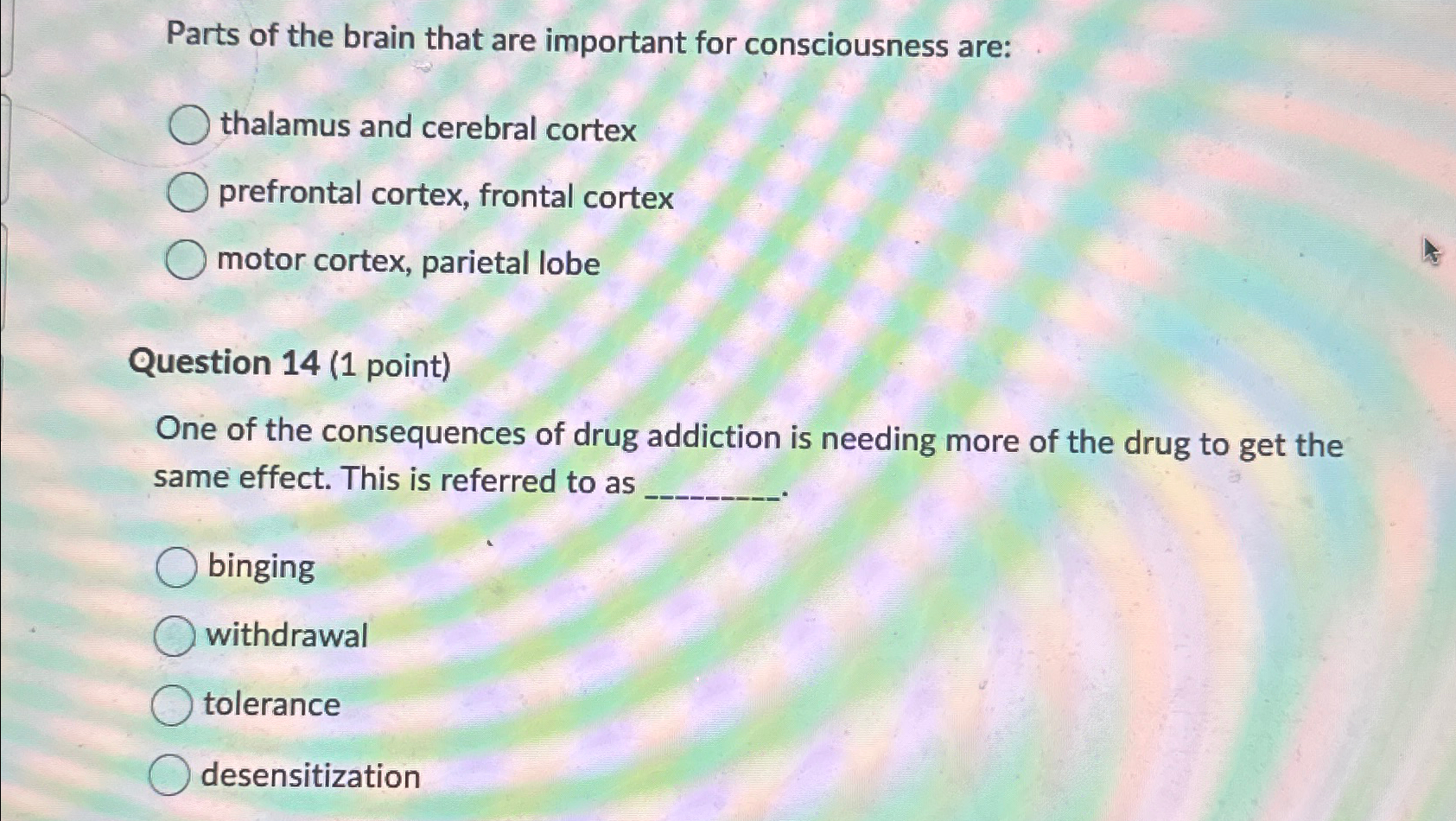 Solved Parts of the brain that are important for | Chegg.com