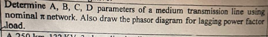 Solved Determine A, ﻿B, ﻿C, ﻿D parameters of a medium | Chegg.com