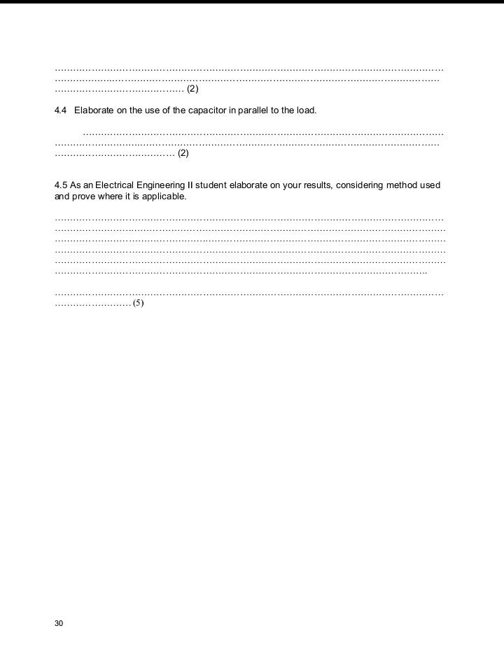 Solved 1. 12445 EEA2601/102 Experiment 4 Objective: To | Chegg.com