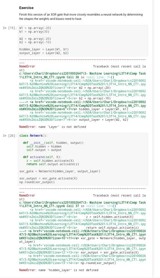 Solved Exercise Finish this version of an XOR gate that more | Chegg.com