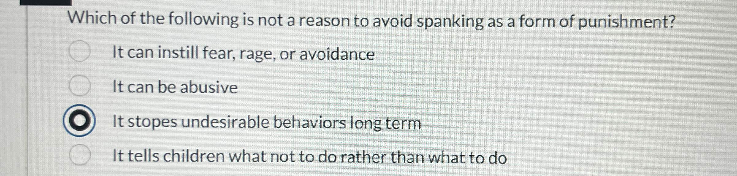 Solved Which of the following is not a reason to avoid | Chegg.com