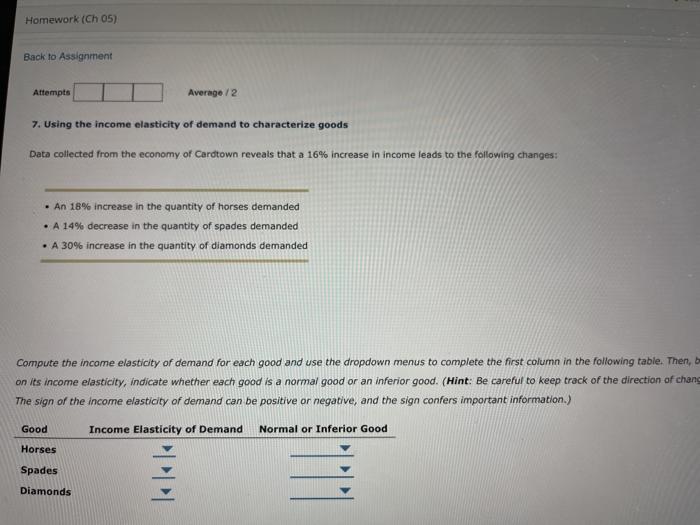 Solved Homework (Ch 05) Back to Assignment Attempts | Chegg.com
