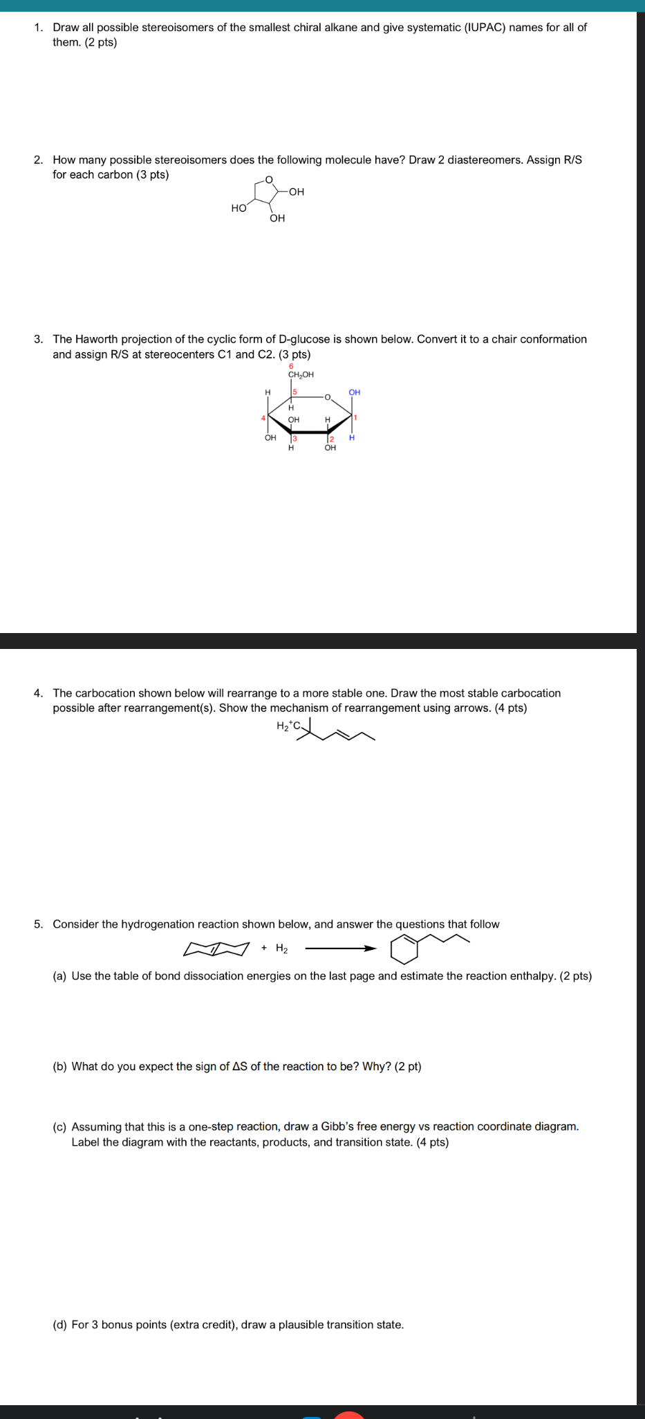 Solved Draw all possible stereoisomers of the smallest | Chegg.com
