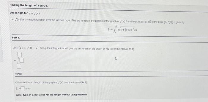 Solved are length for y=f(x). Let f(z) be a smooth function | Chegg.com