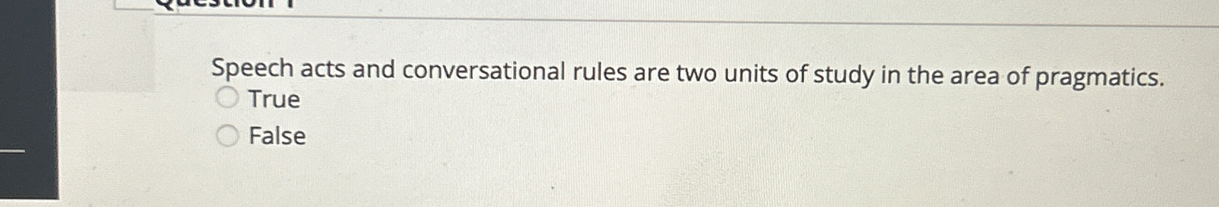 Solved Speech acts and conversational rules are two units of | Chegg.com