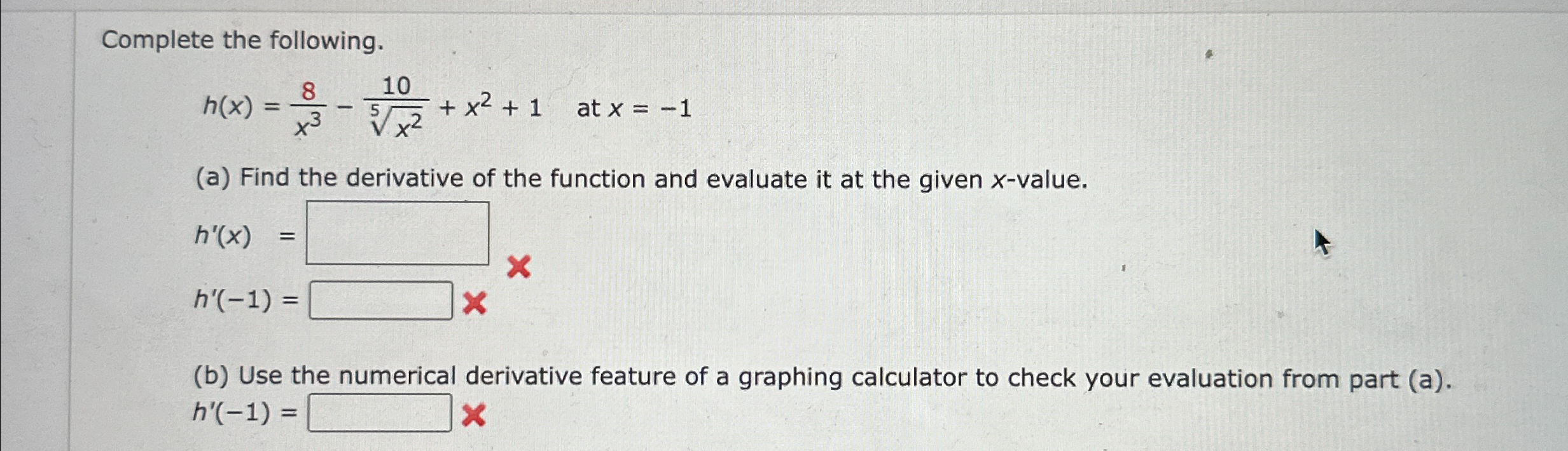 Solved Complete the | Chegg.com