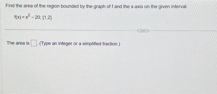 Solved Find the area of the region bounded by the graph of | Chegg.com