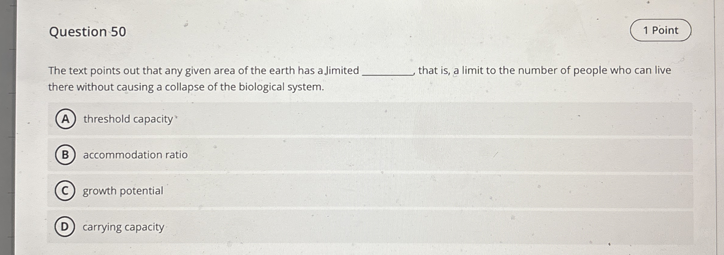 Solved Question 501 ﻿PointThe text points out that any given | Chegg.com