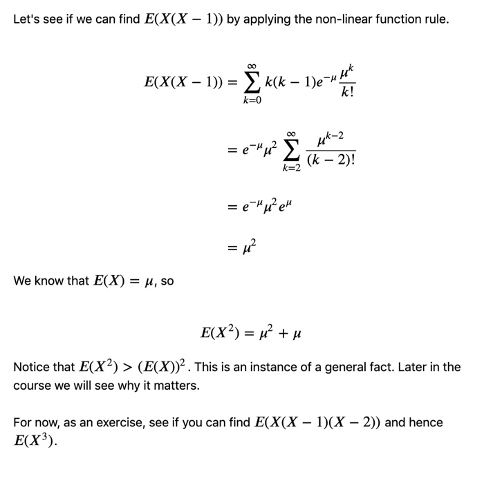 Solved 5. Poisson Moments Work out Example 3 of Section 8.3 | Chegg.com