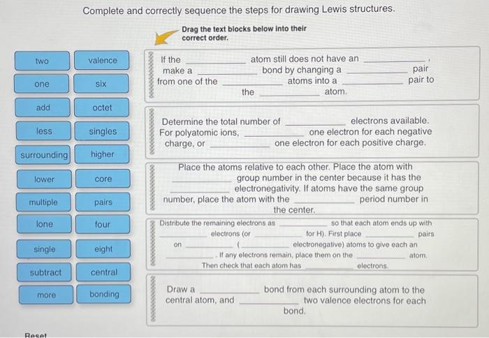 Solved Complete and correctly sequence the steps for drawing | Chegg.com Solved Complete and correctly sequence the steps for drawing | Chegg.com
