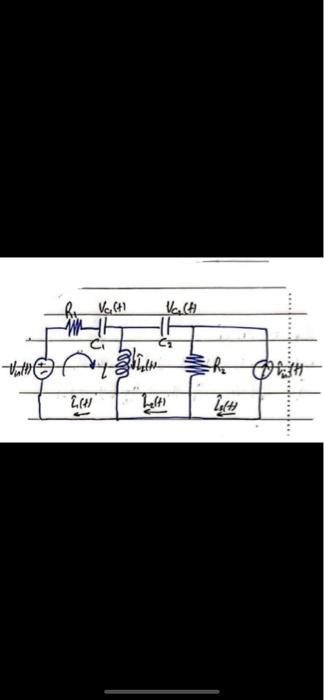 Solved find steady space model for this circuit | Chegg.com