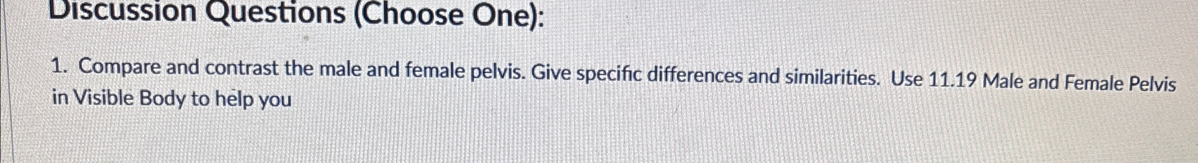 Solved Discussion Questions (Choose One):Compare and | Chegg.com