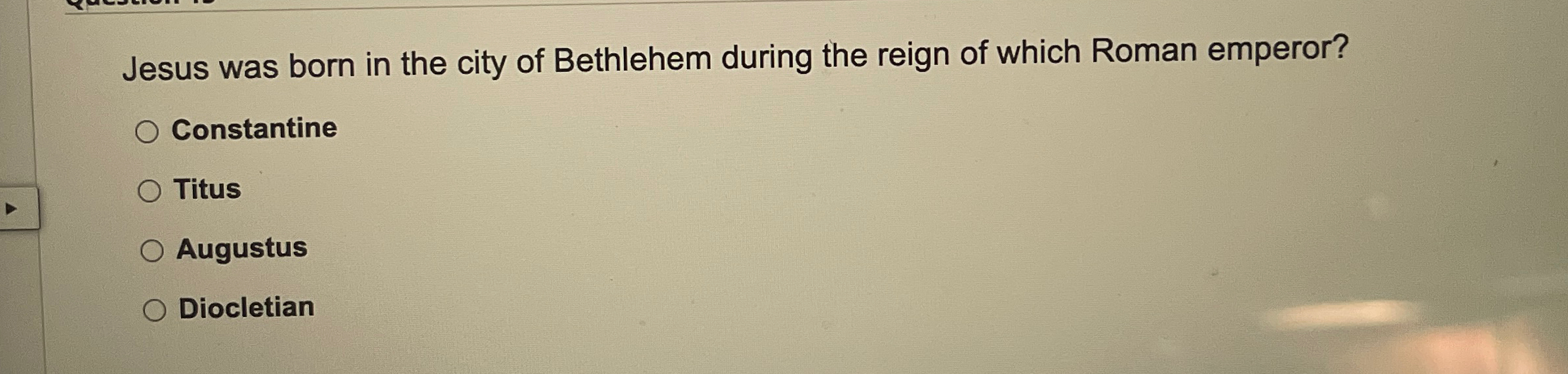 Solved Jesus was born in the city of Bethlehem during the | Chegg.com