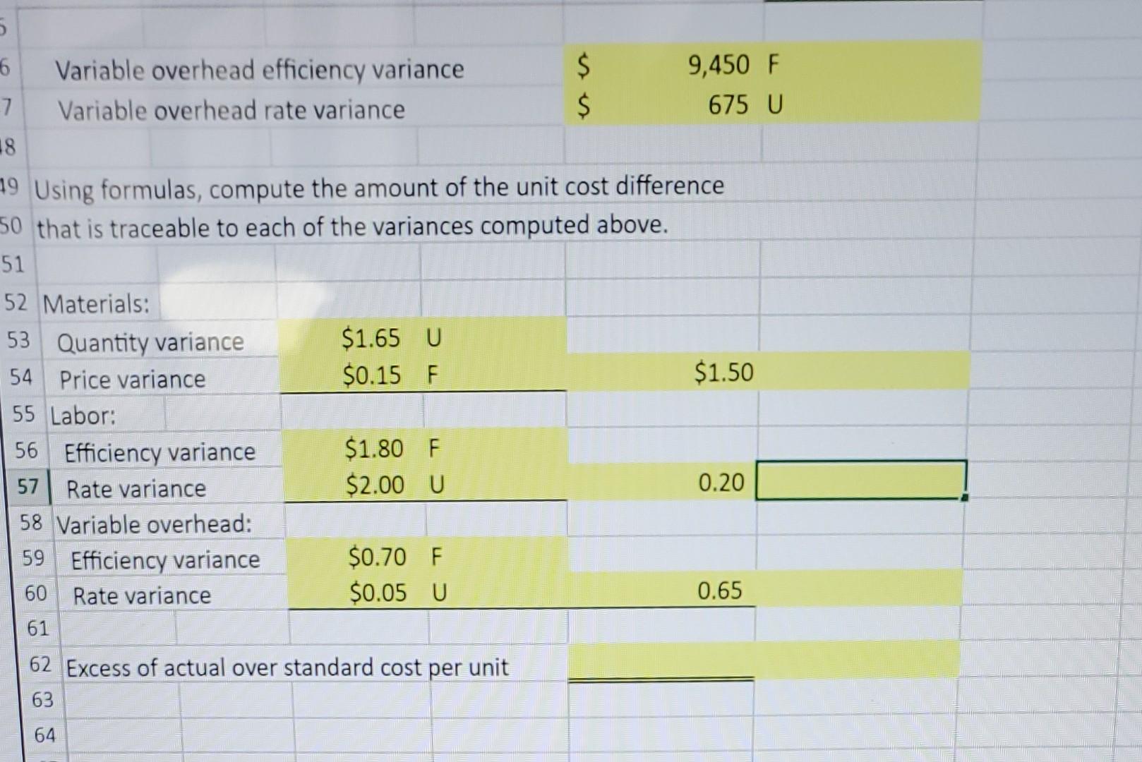 Solved Standards for one of Patterson, Inc.'s products is | Chegg.com