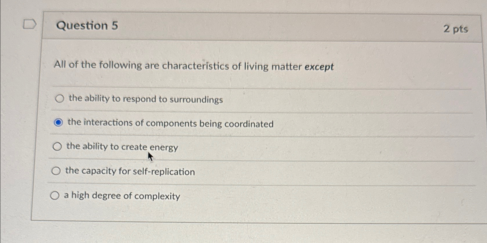 Solved Question 52 ﻿ptsAll of the following are | Chegg.com