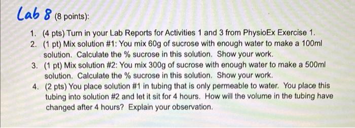 Solved Lab 8 (8 points): 1. (4 pts) Turn in your Lab Reports | Chegg.com