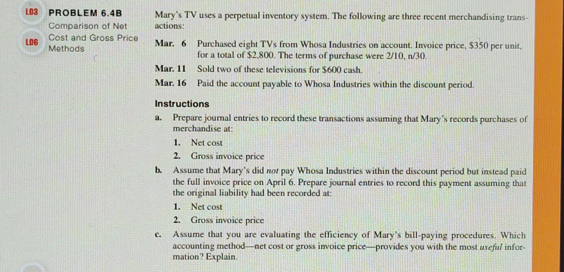 Solved B Big Oak Lumber is a lumber yard on Angel Island. | Chegg.com