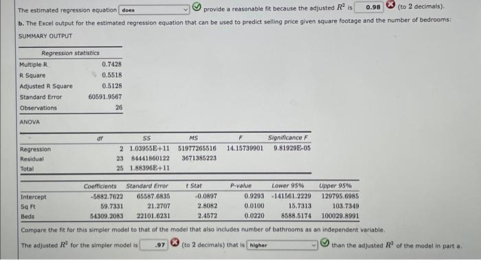 Solved Spring is a peak time for selling houses. The file | Chegg.com