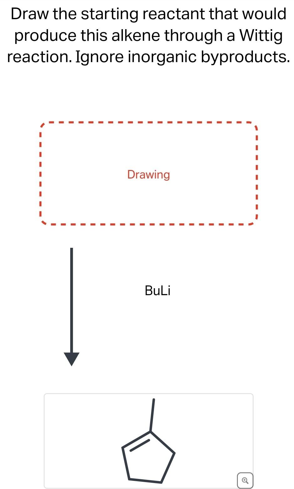 Solved Draw the starting reactant that would produce this | Chegg.com