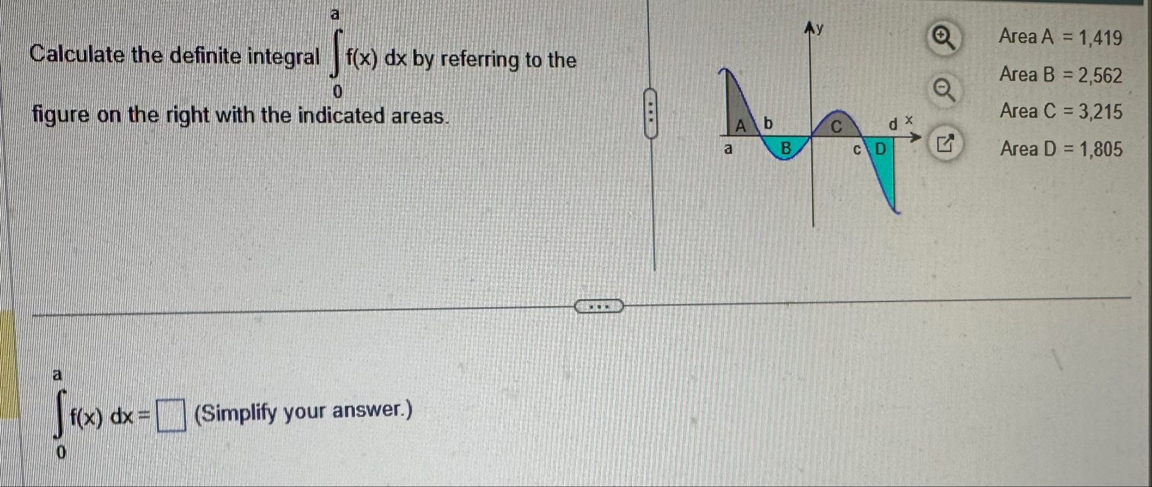 Solved Calculate the definite integral \int_(0)^a f(x)dx by | Chegg.com