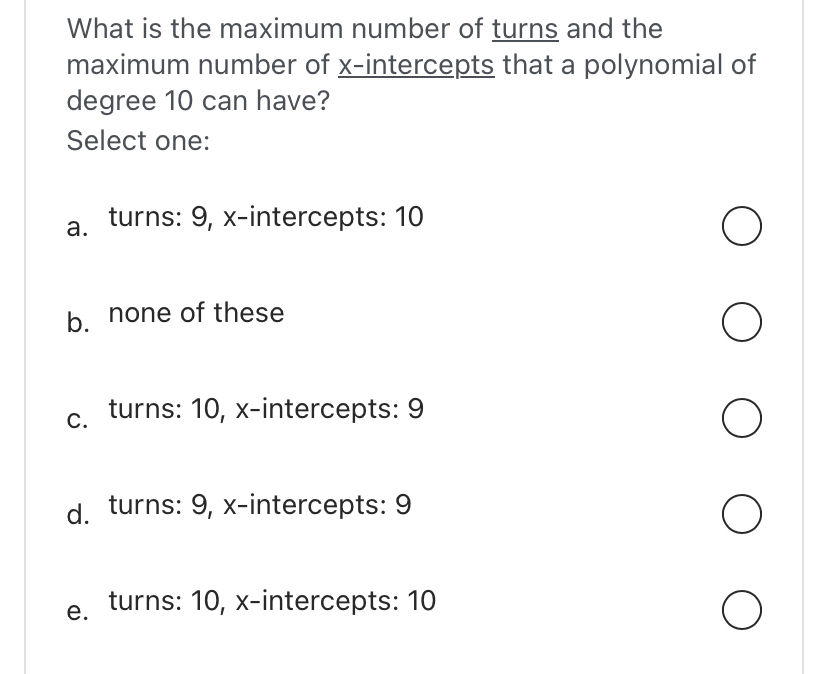 Solved What is the maximum number of turns and the maximum | Chegg.com