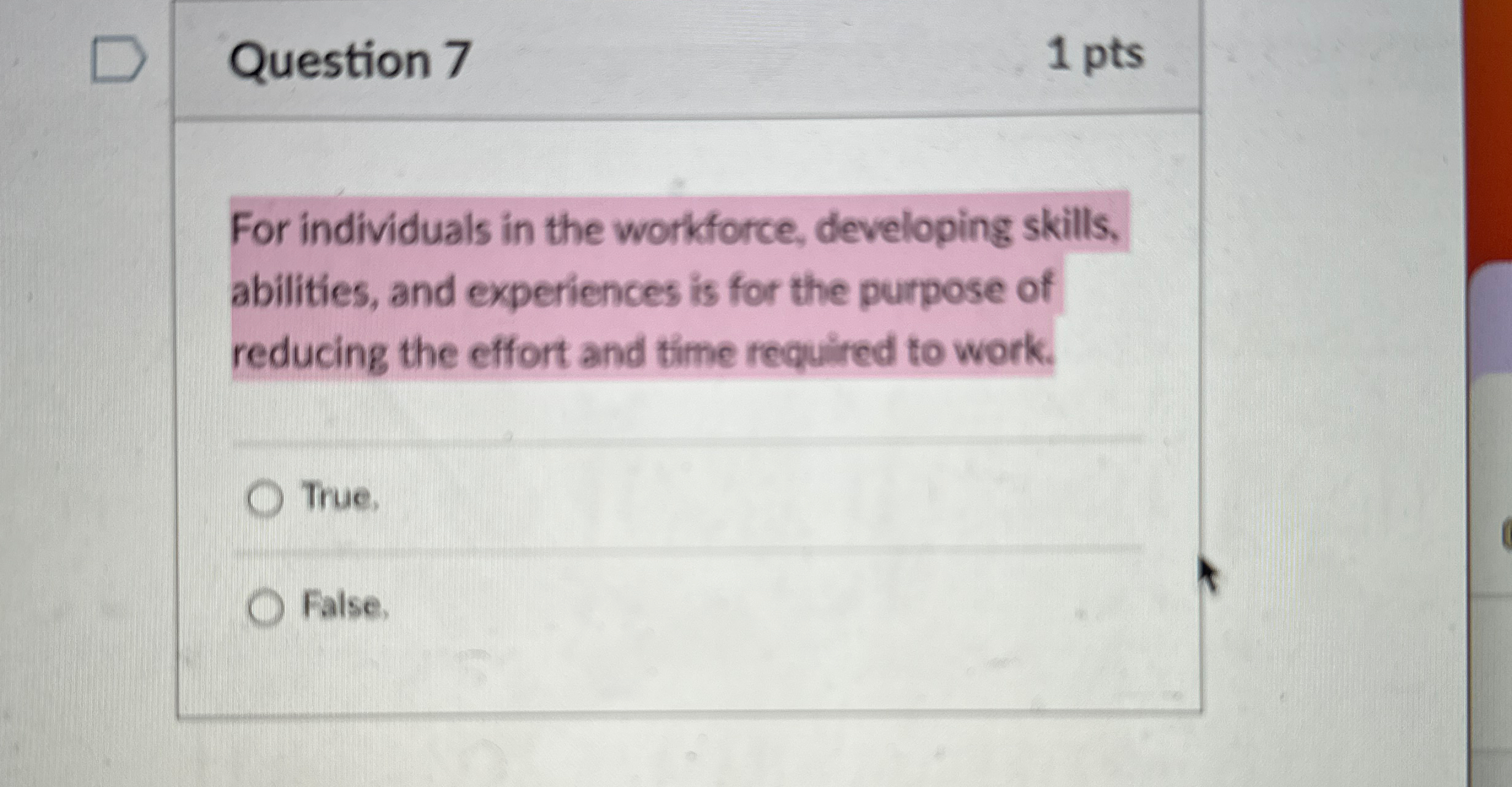 Solved Question 71 ptsFor individuals in the workforce, | Chegg.com Solved Question 71 ptsFor individuals in the workforce, | Chegg.com