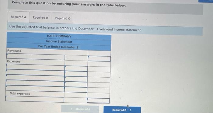 Solved QS 3-19 (Algo) Preparing financial statements LO P5 | Chegg.com