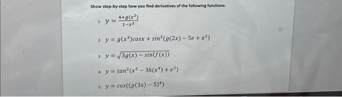 Solved Objective: To explain in detail how you solve each | Chegg.com