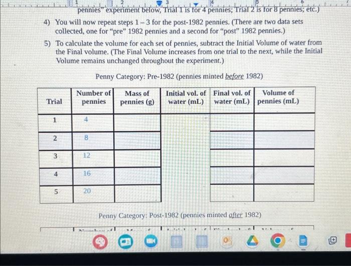 T 4) You will now repeat steps 1-3 for the post-1982 | Chegg.com
