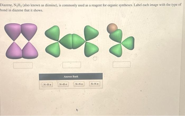 Solved Diazene, N2H2 (also known as diimine), is commonly | Chegg.com