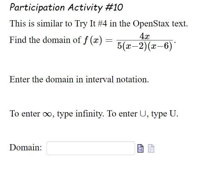 Solved Participation Activity #10This is similar to Try It | Chegg.com
