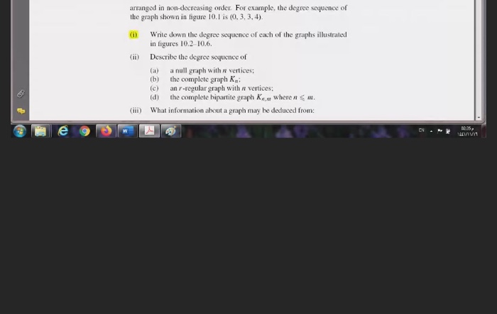 Solved arranged in non-decreasing order. For example, the | Chegg.com