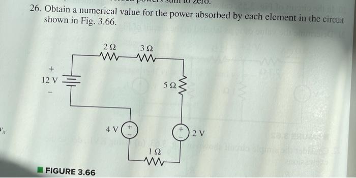 Solved FIGURE 3.59 18. Use KVL to obtain a numerical value | Chegg.com