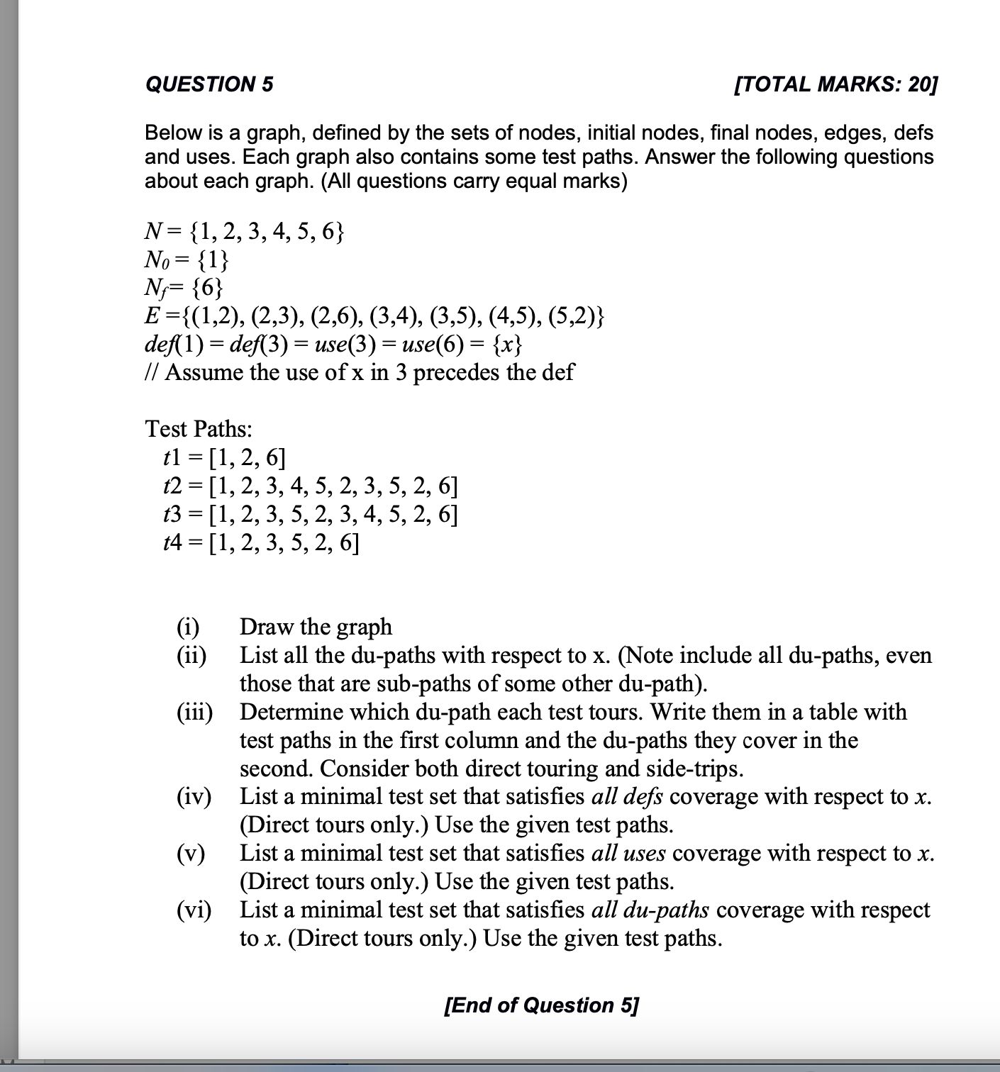 Solved Below is a graph, defined by the sets of nodes, | Chegg.com