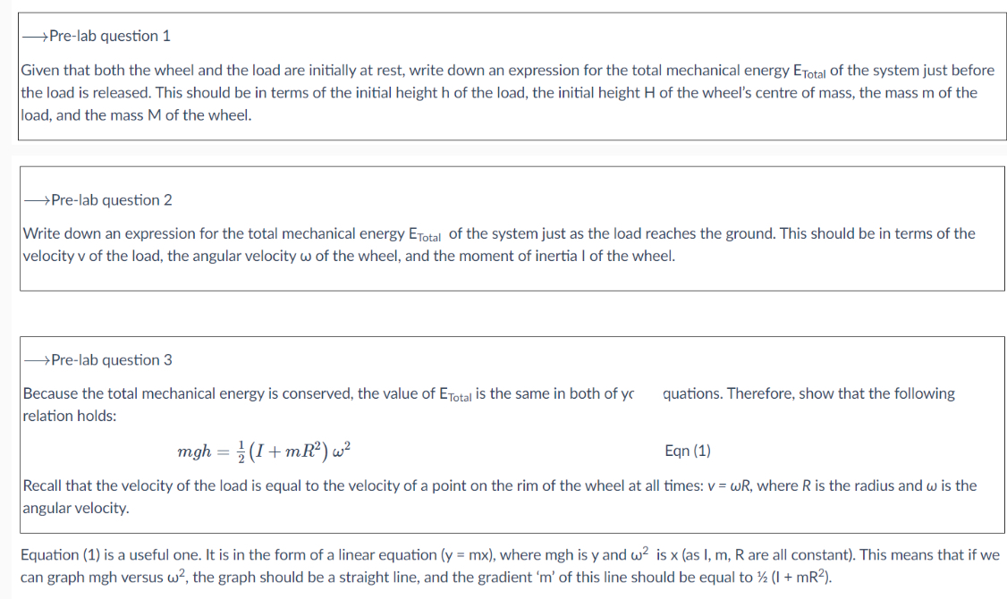 Solved longrightarrow Pre-lab question 1Given that both the | Chegg.com