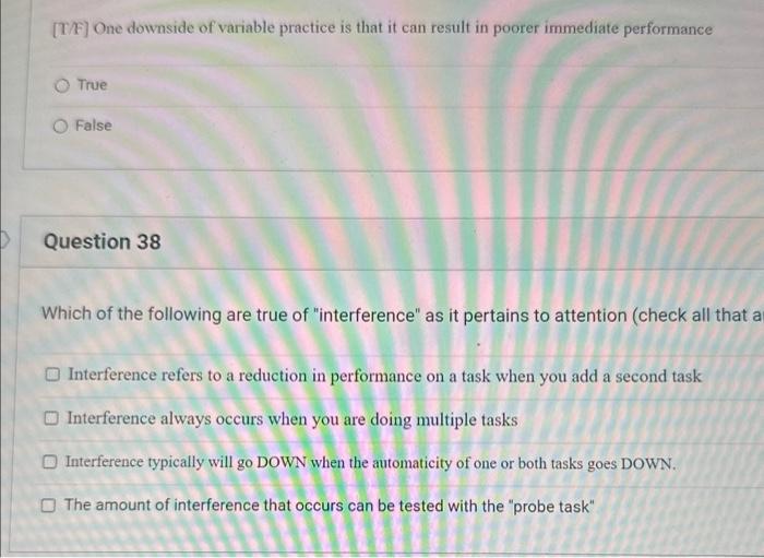 Solved [T/F] One downside of variable practice is that it | Chegg.com