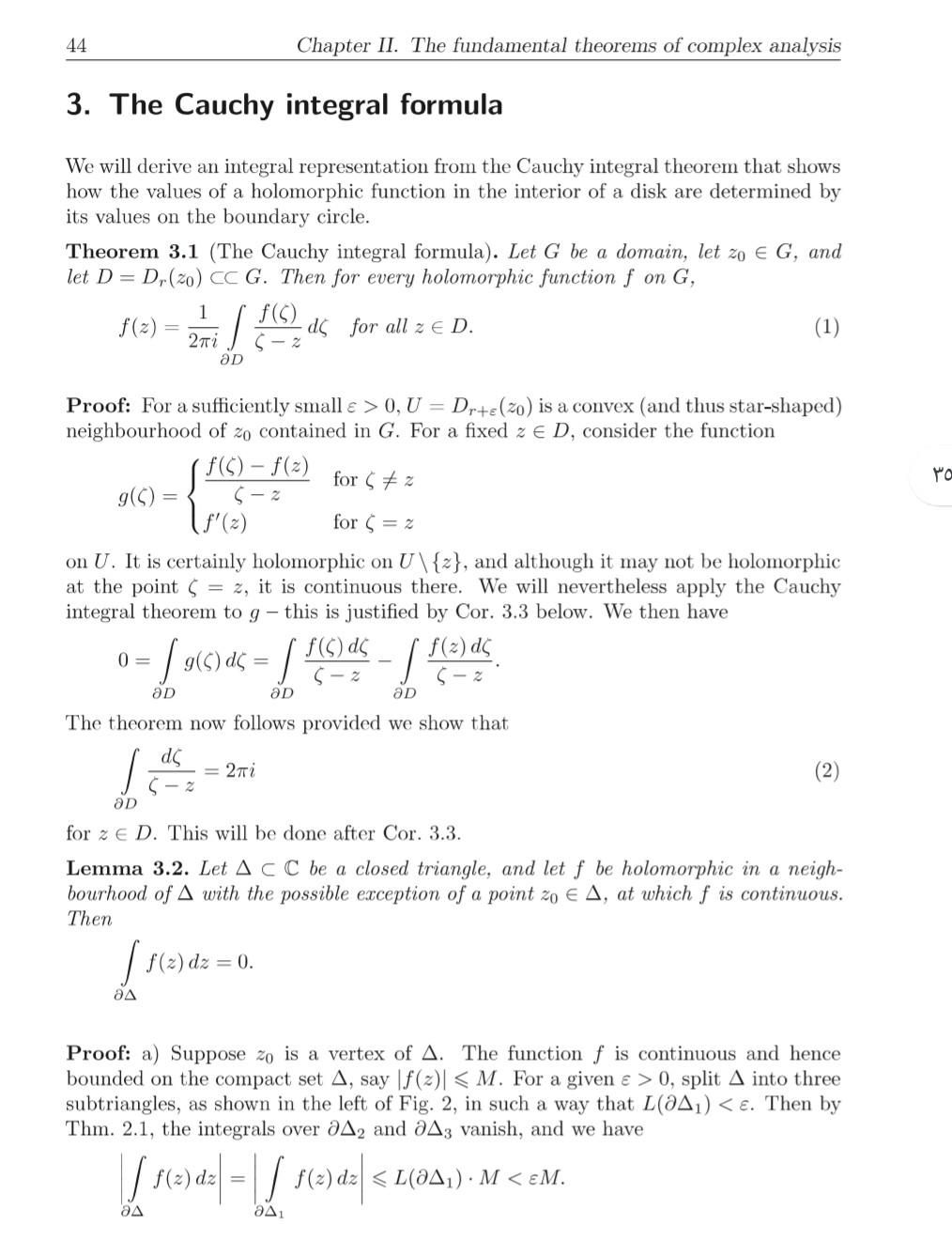 Solved 68 Chapter II. The fundamental theorems of complex | Chegg.com