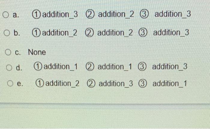 Solved int addition_1 (int number1, int number2) { number1 = | Chegg.com