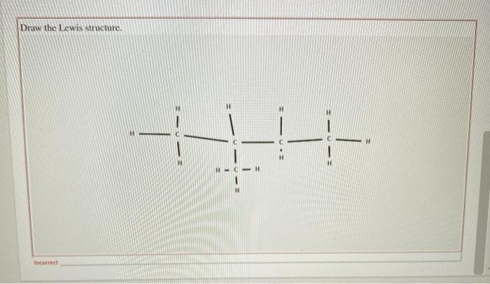 Solved Provide the molecular formula and Lewis structure, | Chegg.com
