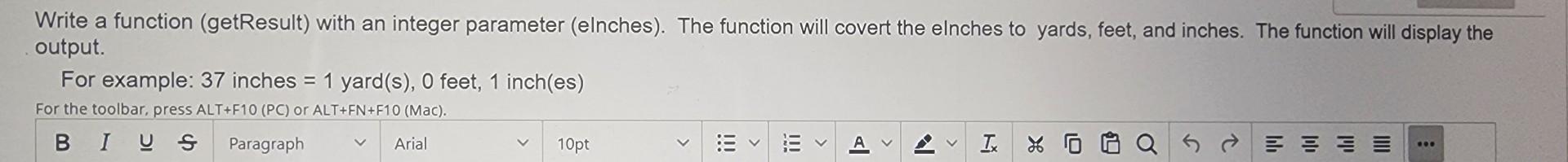 Solved Write a function (getResult) with an integer | Chegg.com