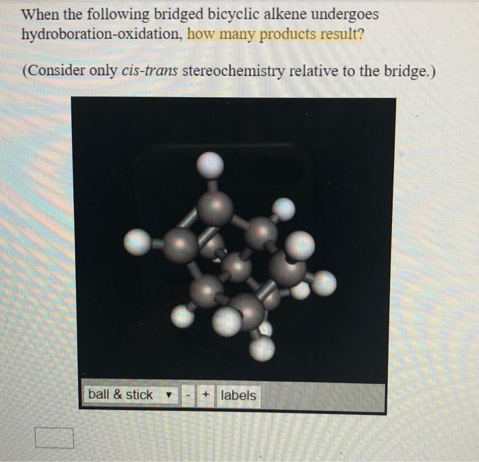 Solved When the following bridged bicyclic alkene undergoes | Chegg.com