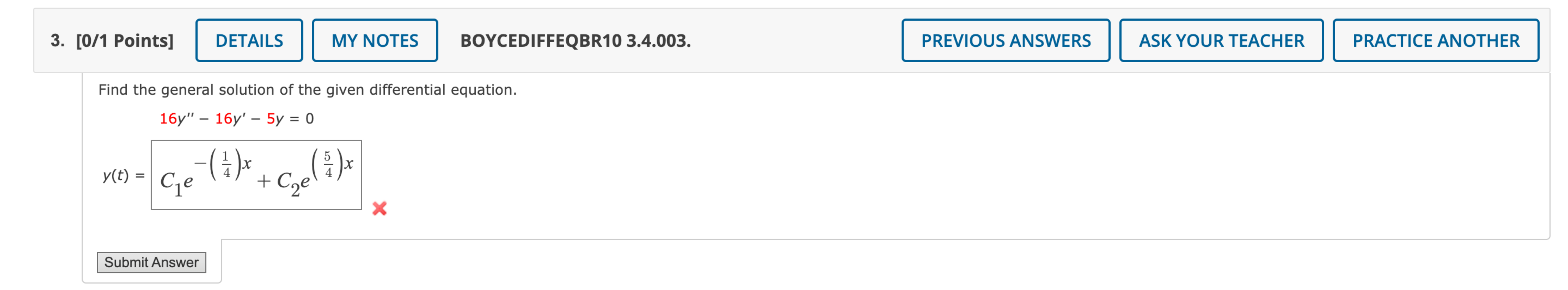 Solved Find the general solution of the given differential | Chegg.com