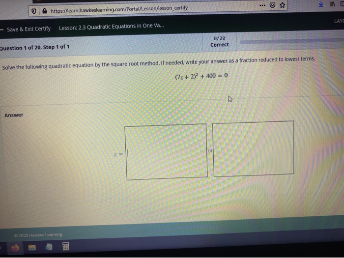 Solved https://learn.hawkeslearning.com/Portal/Lesson/lesson | Chegg.com