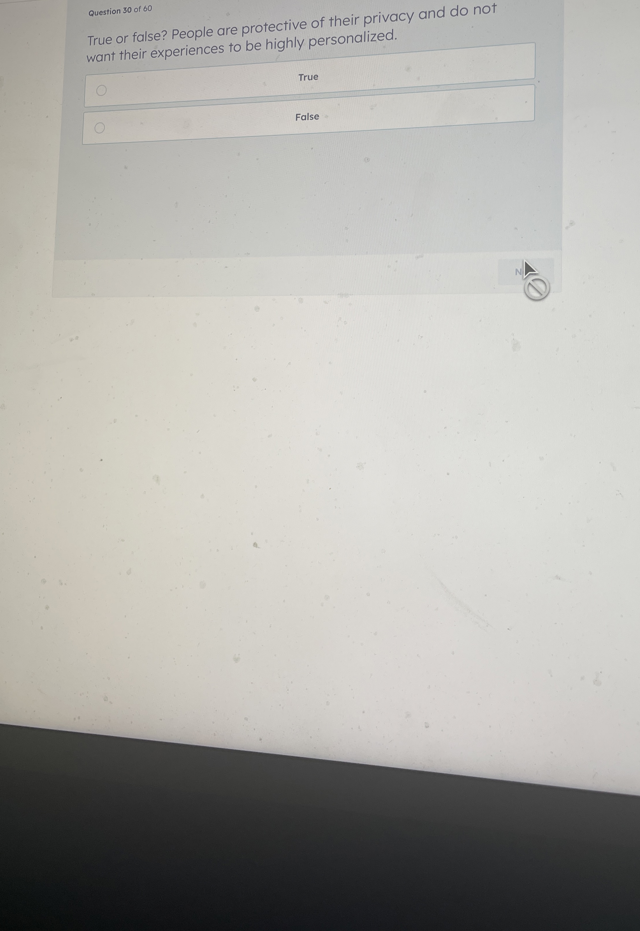 Solved Question 29 ﻿of 60Time remaining; 01:29:29True or | Chegg.com