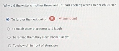 Solved In the memoir, Terwillinger Bunts One, why did the | Chegg.com