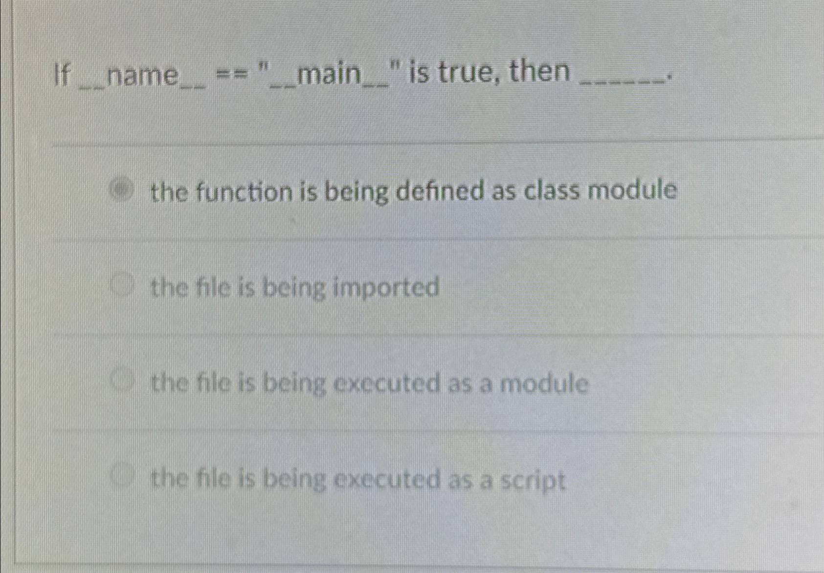 Solved If == "" ﻿is true, thenthe function is being defined | Chegg.com